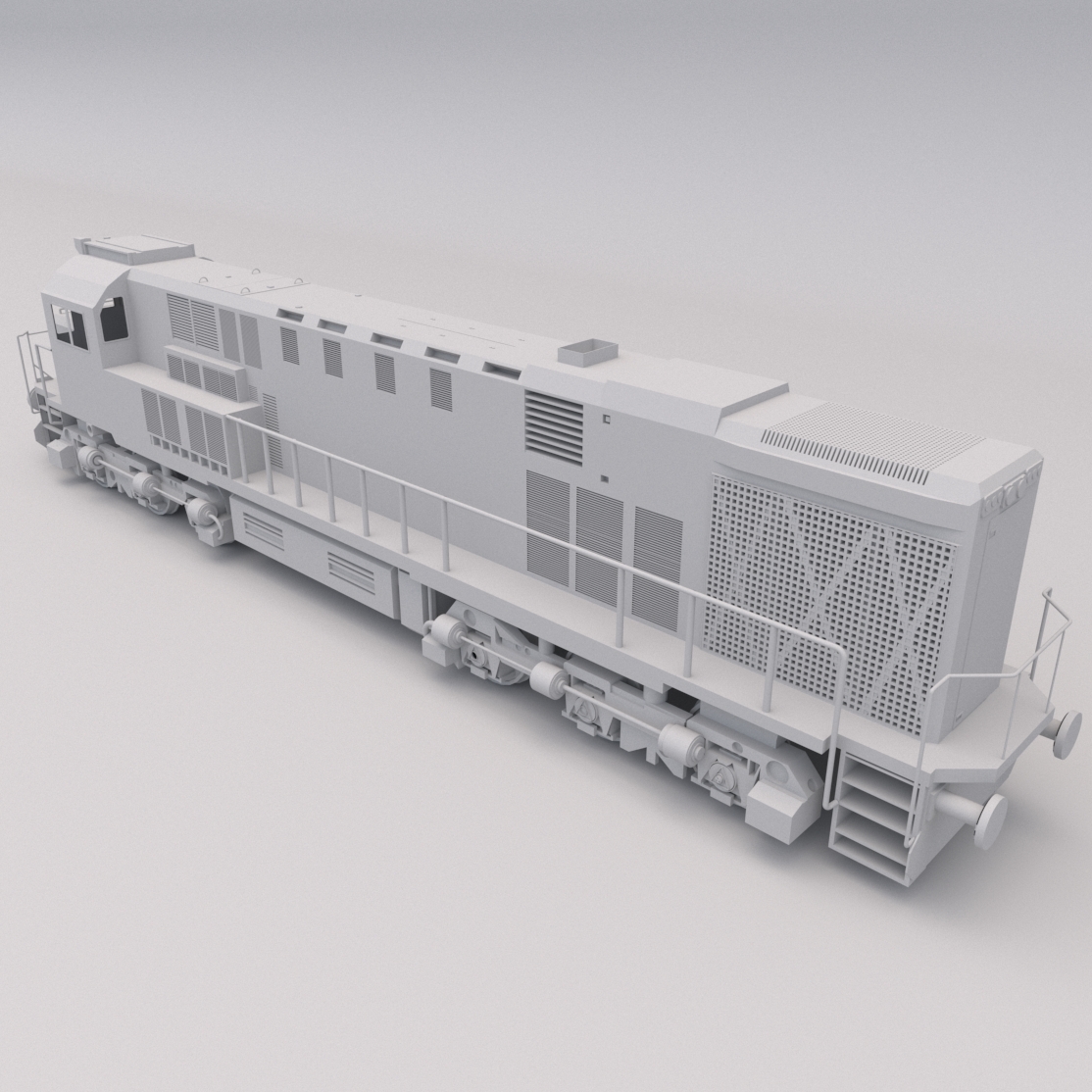 Archivo 3D gratuito Locomotora Diesel Tren imprimible 3D Digital STL Archivo 🚂・Objeto para ...